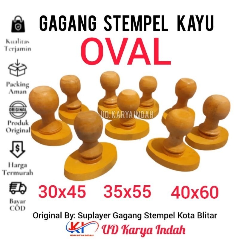 Jual [ NEW ] GAGANG STEMPEL OVAL UKURAN LENGKAP | Shopee Indonesia