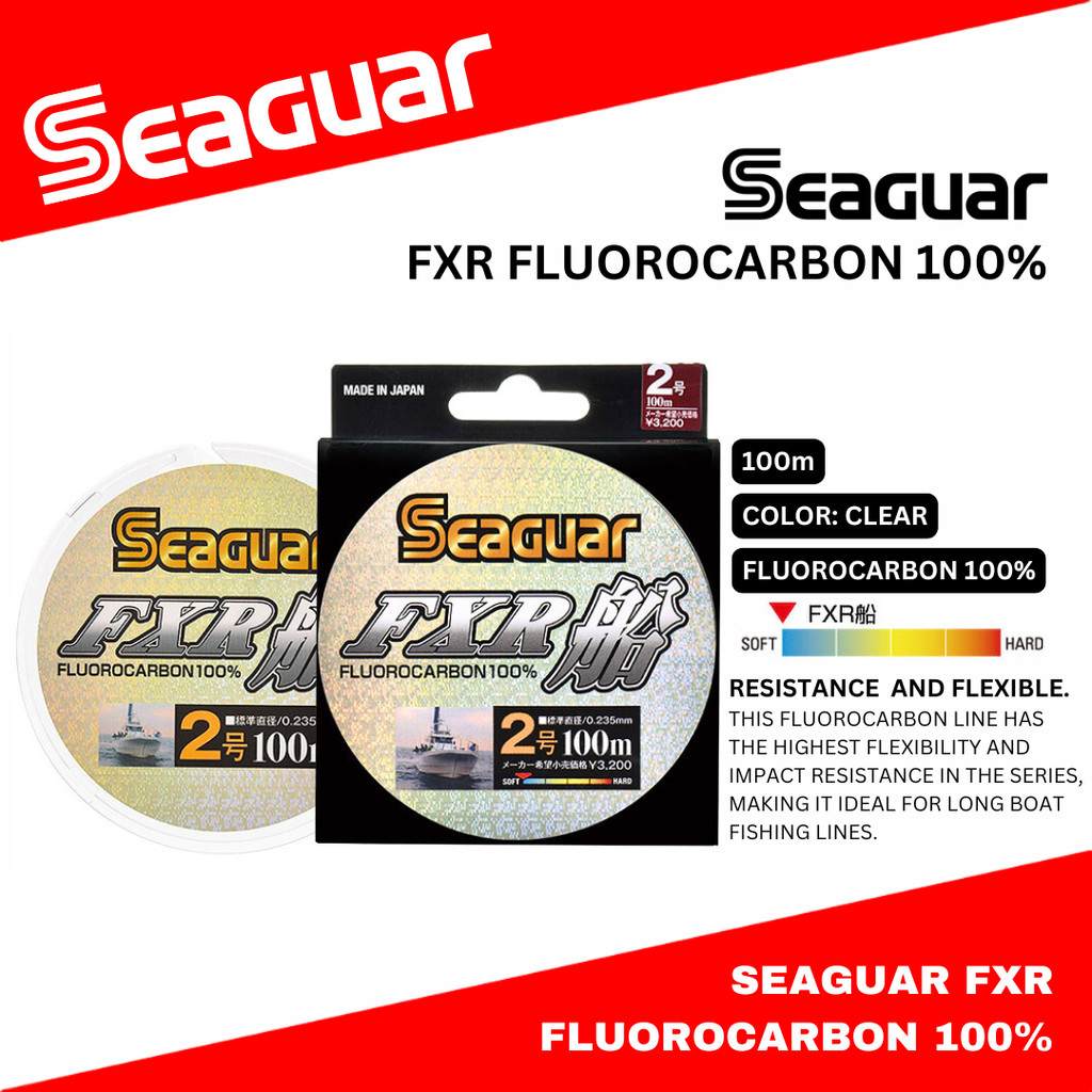 Jual Seaguar FXR Fluorocarbon Leader Line 100m | Shopee Indonesia