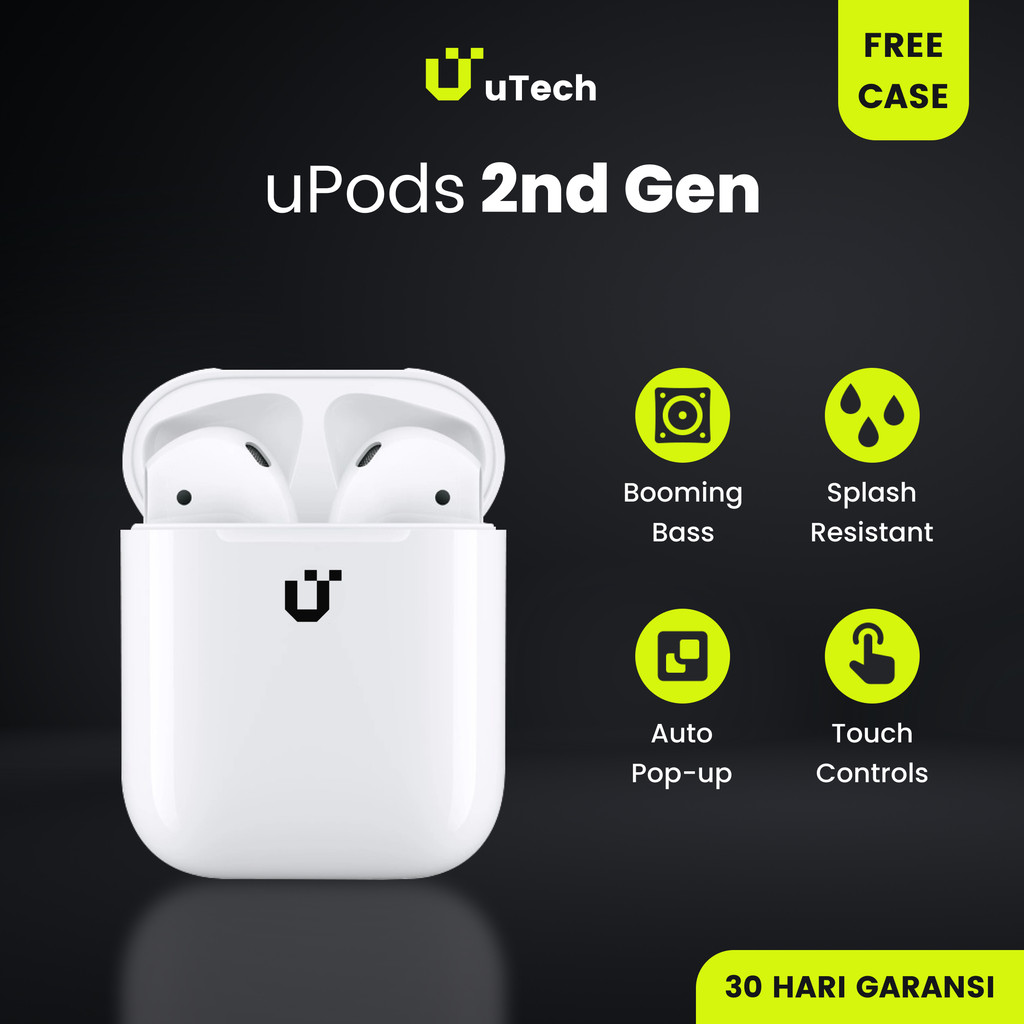 Jual uPods Gen 2 TWS Wireless Charging Case [ Highest Upgrade + IMEI + Serial Detected ] by ...