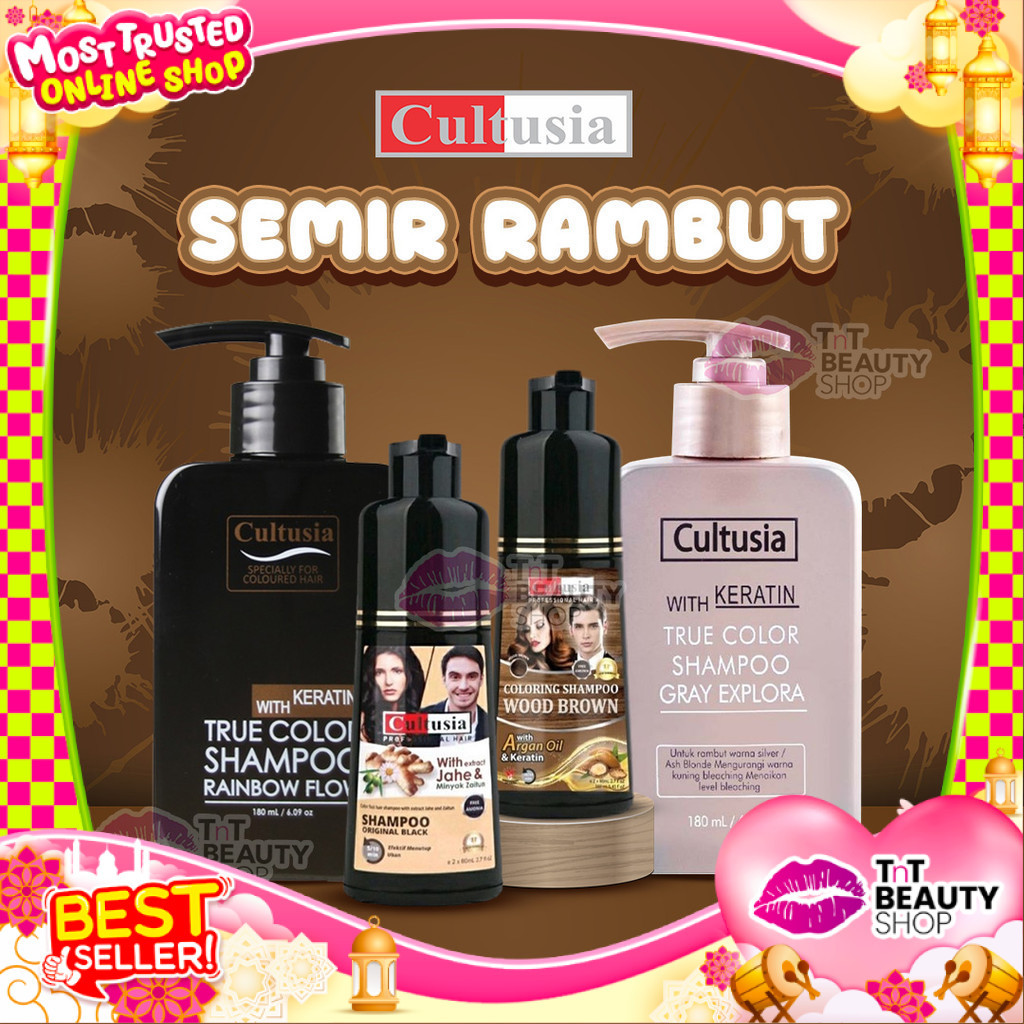 Jual Cultusia Semir Rambut Instan shampo 160ML Cultusia Shampoo ...