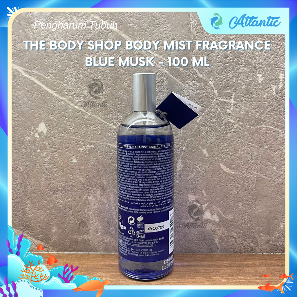 Jual THE BODY SHOP Blue Musk Body Mist Fragrance 100 ML Body Mist ...
