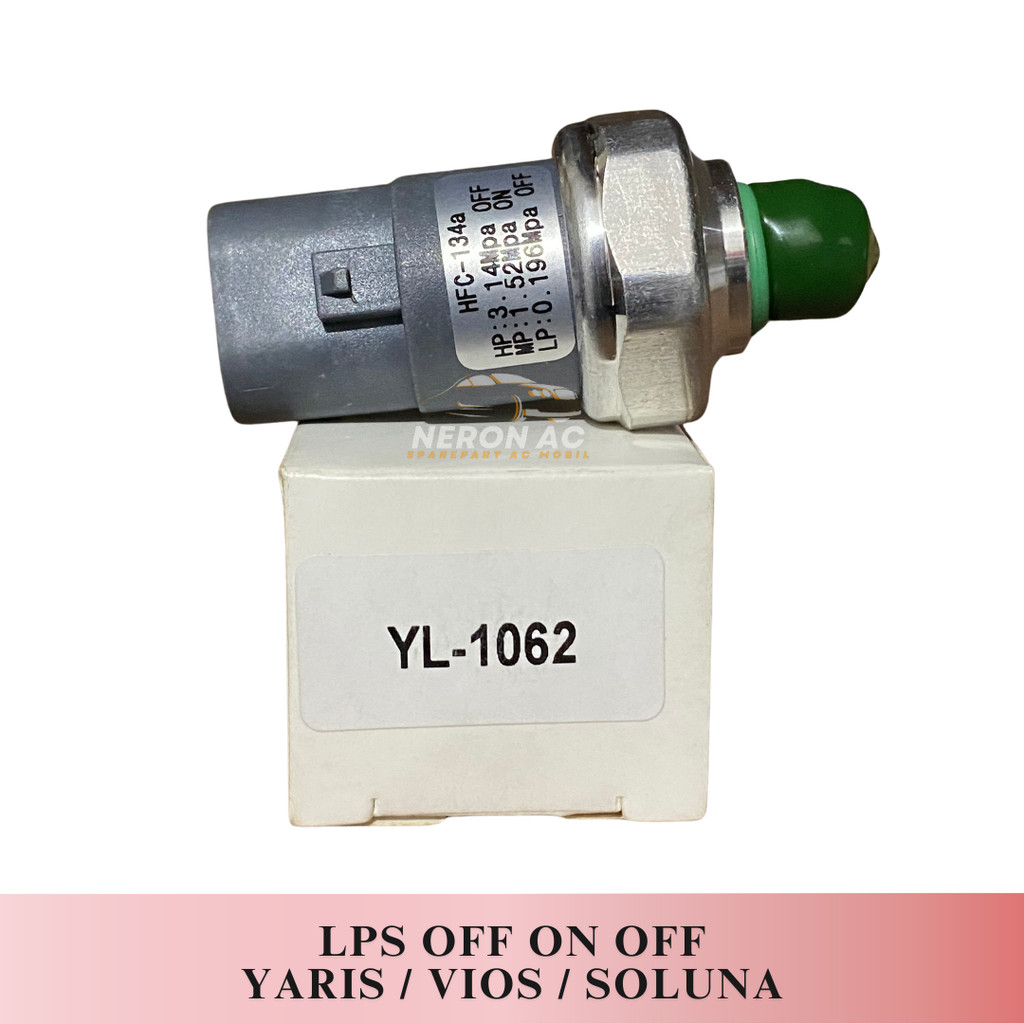 Jual LOW PRESSURE SWITCH LPS AC TOYOTA YARIS VIOS LIMO SOLUNA GREAT COROLLA R134 OFF ON OFF ...