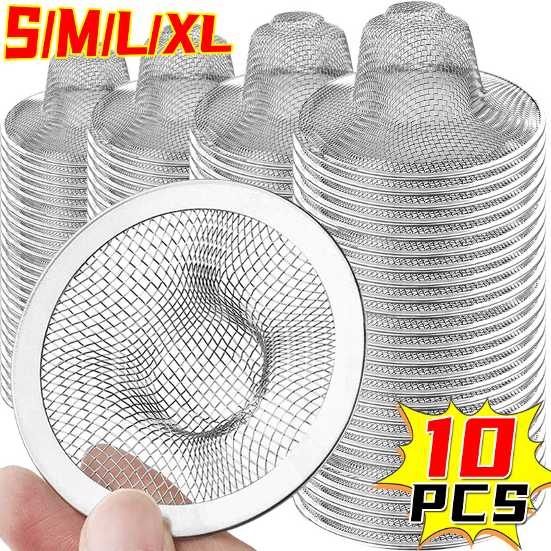 Jual 10/1x Stainless Steel Sink Filter Kitchen Bathroom Floor Drain ...