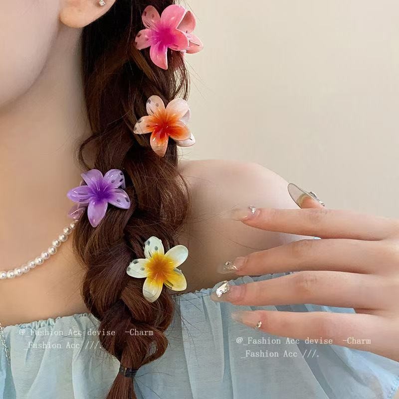 Jual Jepit Rambut Mini Kamboja Bali - Model 4 Cm, Jepitan Poni Bunga ...