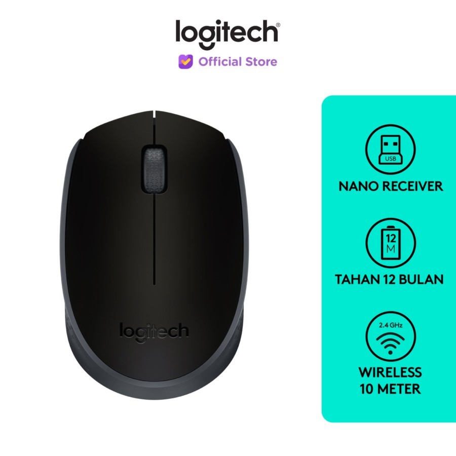 Jual LOGITECH M170 Mouse Wireless (Garansi Resmi) | Shopee Indonesia