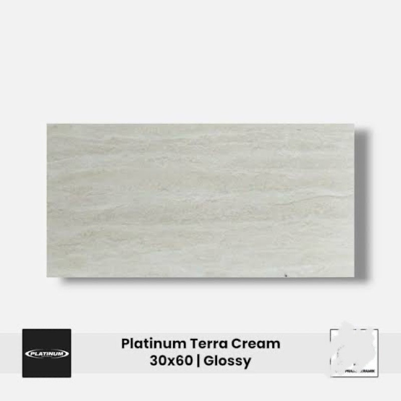 Jual KERAMIK DINDING PLATINUM TERRA CREAM 30x60 / KERAMIK DINDING MOTIF ...