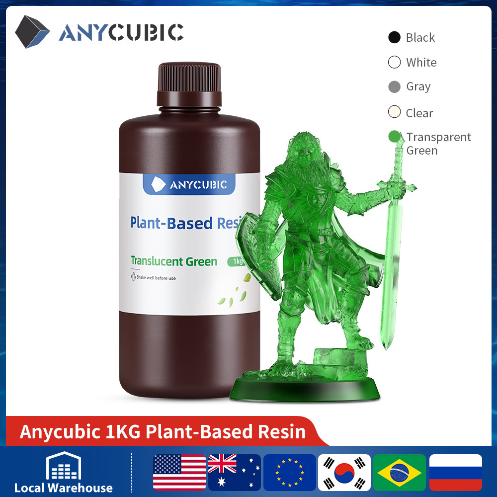 Jual ANYCUBIC ECO UV Resin 1KG/4KG Plant-based Resin For Photon Mono ...