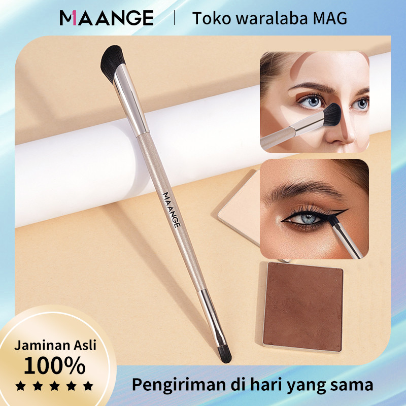 Jual MAANGE 2 IN 1 Dual-ended Profesional Makeup Brush Kuas Kontur ...