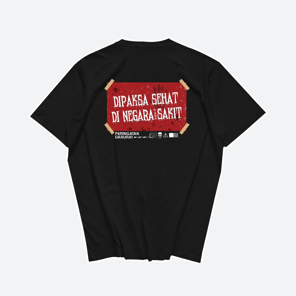 Jual KAOS MURAH Dipaksa Sehat Di Negara yang Sakit - Baju Kata Kata ...