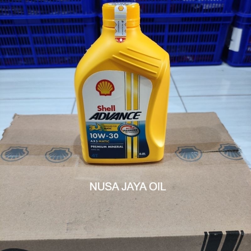 Jual OLI SHELL AX5 MATIC 800ML 10W-30 | Shopee Indonesia