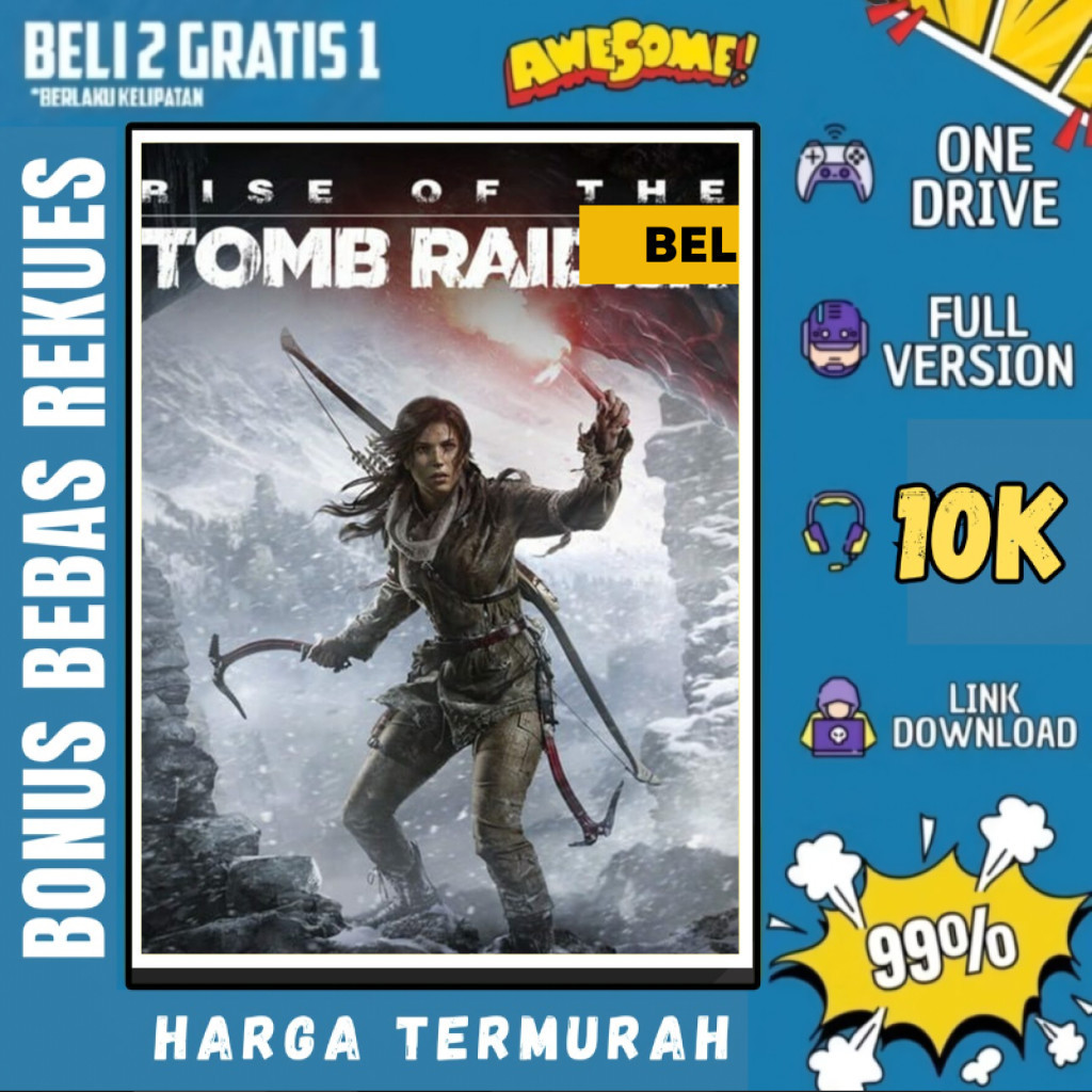 Jual RISE OF THE TOMB RAIDER - GAME PC - GAME LAPTOP - PC GAMES - BELI ...