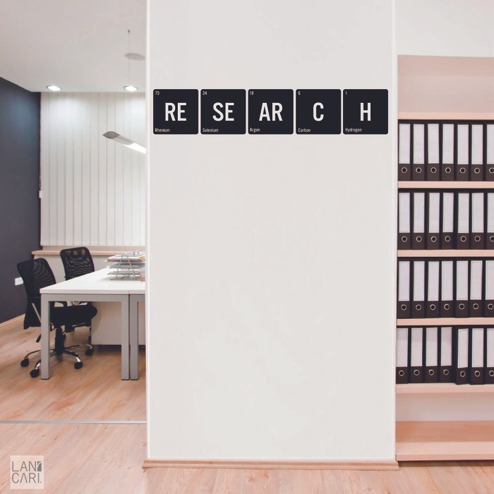 Jual RESEARCH imagination Sticker Decal Stiker wall cut Cutting Quotes ...