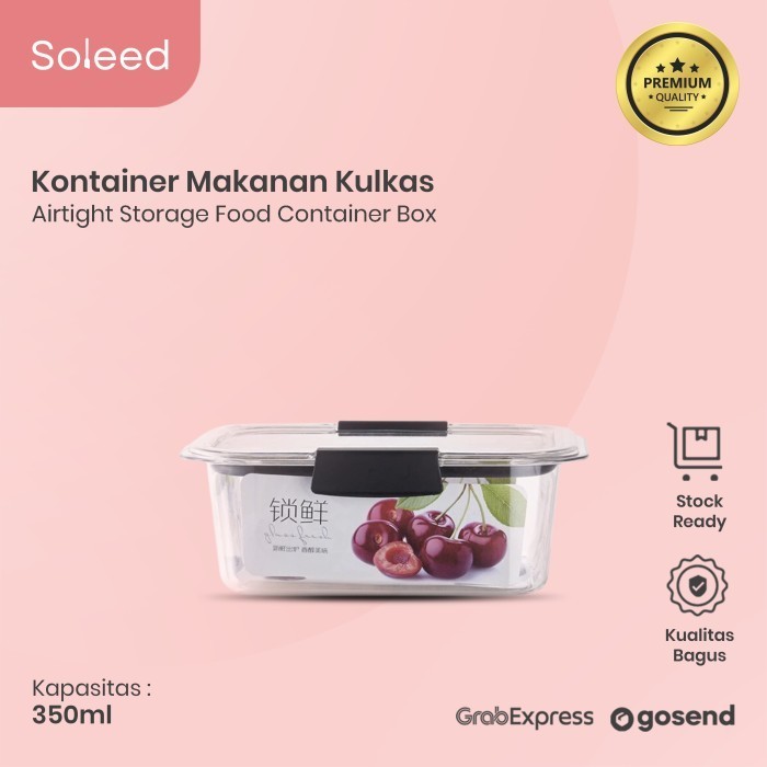 Jual Kotak Kontainer Makanan Kulkas Airtight Storage Container Box Pet ...
