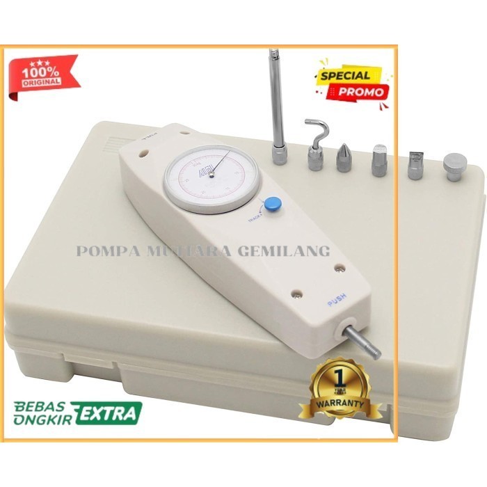 Jual Force Gauge 50 kg 500N AIGU NK500N Push Pull NK-500N Tester Meter ...