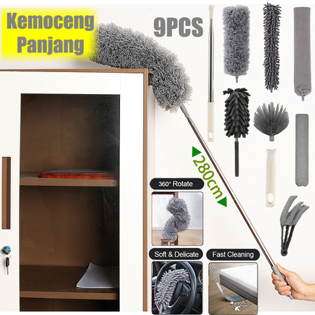 Jual Kemoceng Fleksibel 280cm | Bisa Di Tekuk | Alat Pembersih Rumah ...