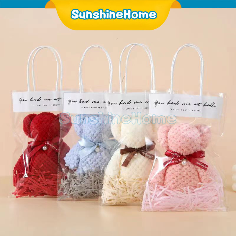Jual Handuk Wajah Bear / Rabbit Handuk Lap Muka Tangan Hadiah Souvenir ...