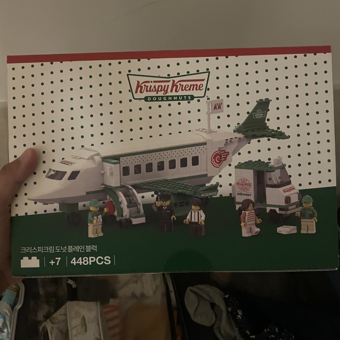 Jual Krispy Kreme Brick Doughnut Plane Donut Official Merchandise Korea ...