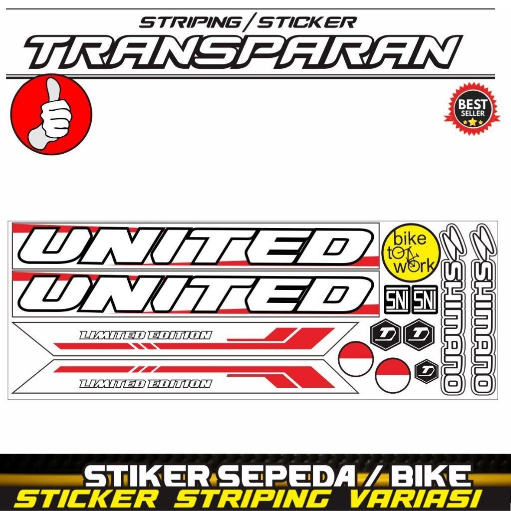 Jual TRANSPARAN STICKER SEPEDAH ALL BMX TRANSPARAN UV STIKER SEPEDAH ...
