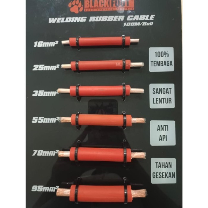 Jual Kabel Las Blackfoot 70mm Orange / Welding Cable 70mm Orange ...