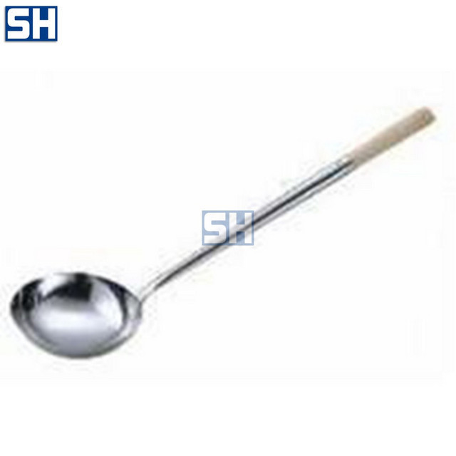 Jual Frying Ladle (Round Handle) (No.2) - SENDOK SUP STAINLESS | Shopee ...