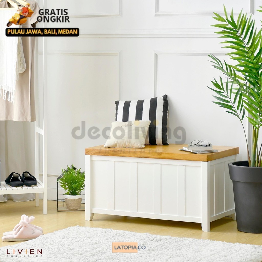 Jual Storage Box, Bangku Penyimpanan ,Bangku, Kursi ,Bench Kayu, Tempat ...