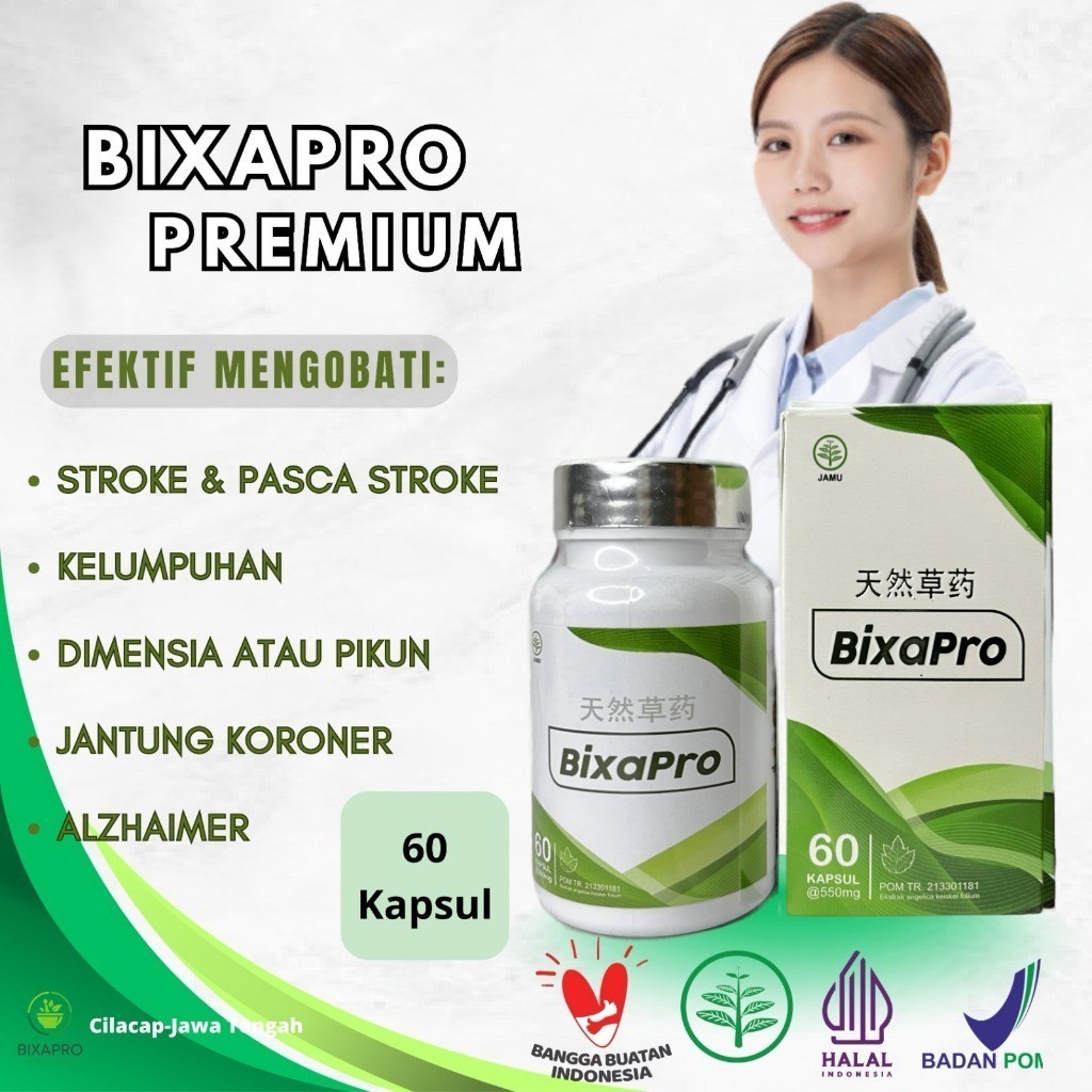 Jual BixaPro Obat Stroke Herbal Premium Terstandar Eropa BixaPro Obat ...