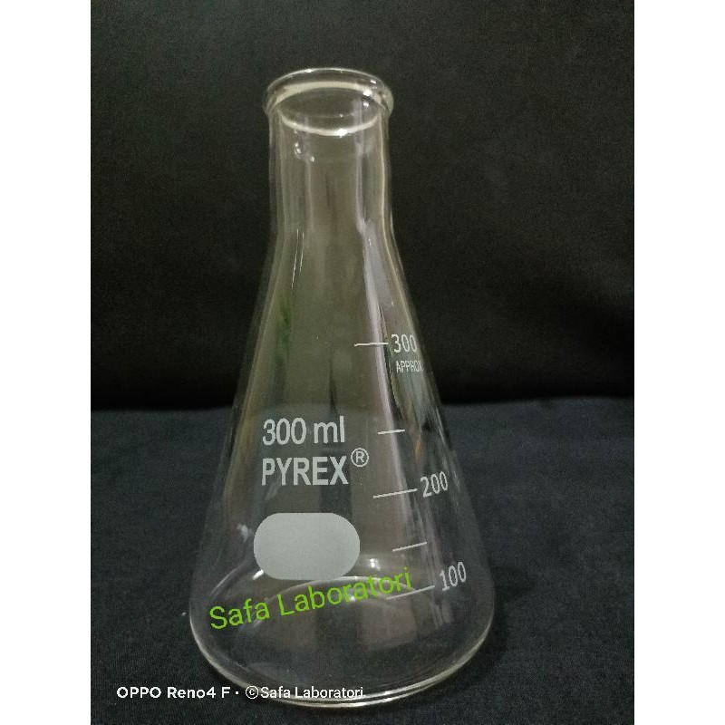 Jual Erlenmeyer Flask / Labu Erlenmeyer 300ml Pyrex Best Seller ...