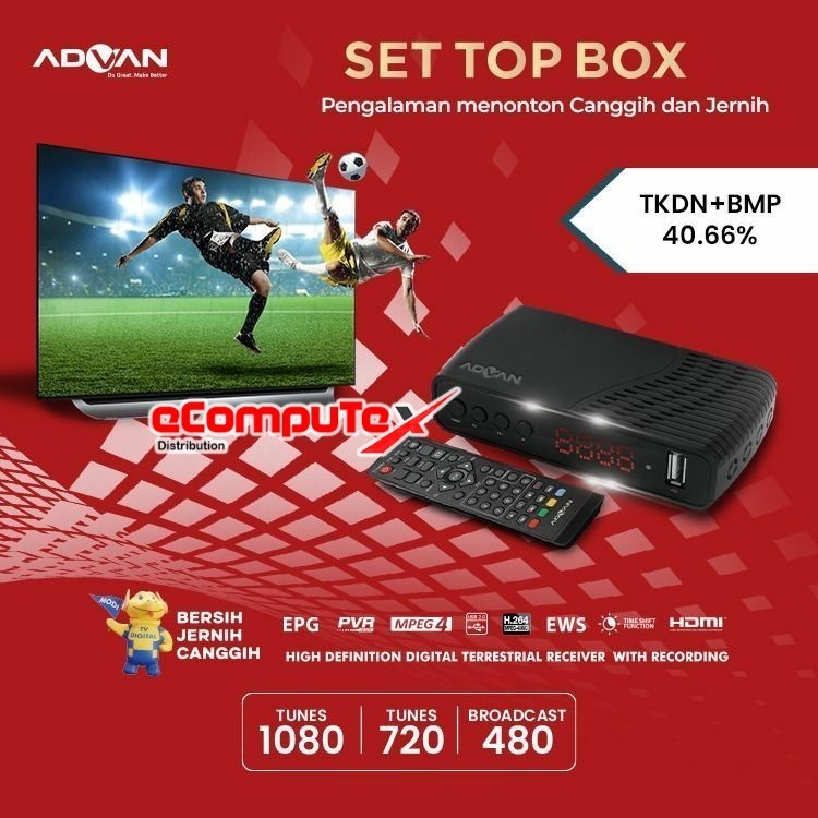 Jual Advan Set Top Box TV Digital Digibox ST01 - TKDN RESMI | Shopee ...