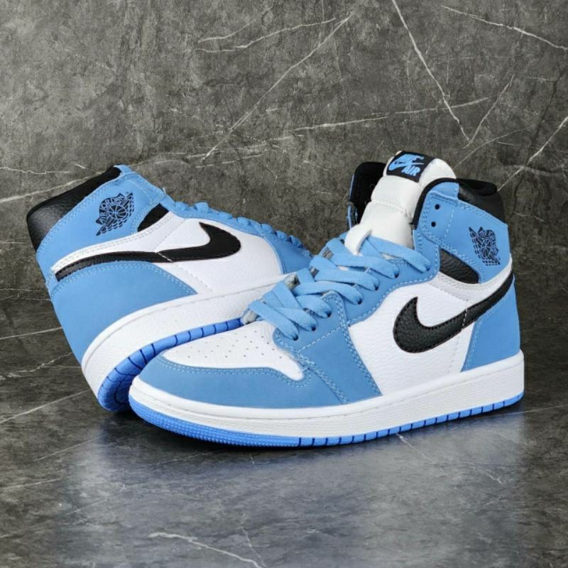 Jual Sepatu NIKE AIR JORDAN 1 RETRO HIGH OG UNIVERSITY BLUE | Shopee ...