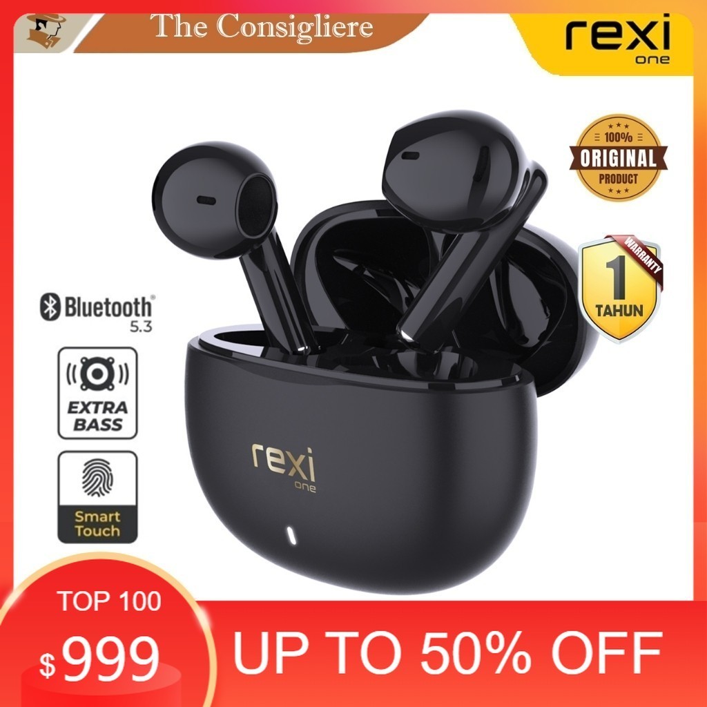Jual EARPHONE BLUETOOTH REXI WA08 TWS (NON KARET) | Shopee Indonesia