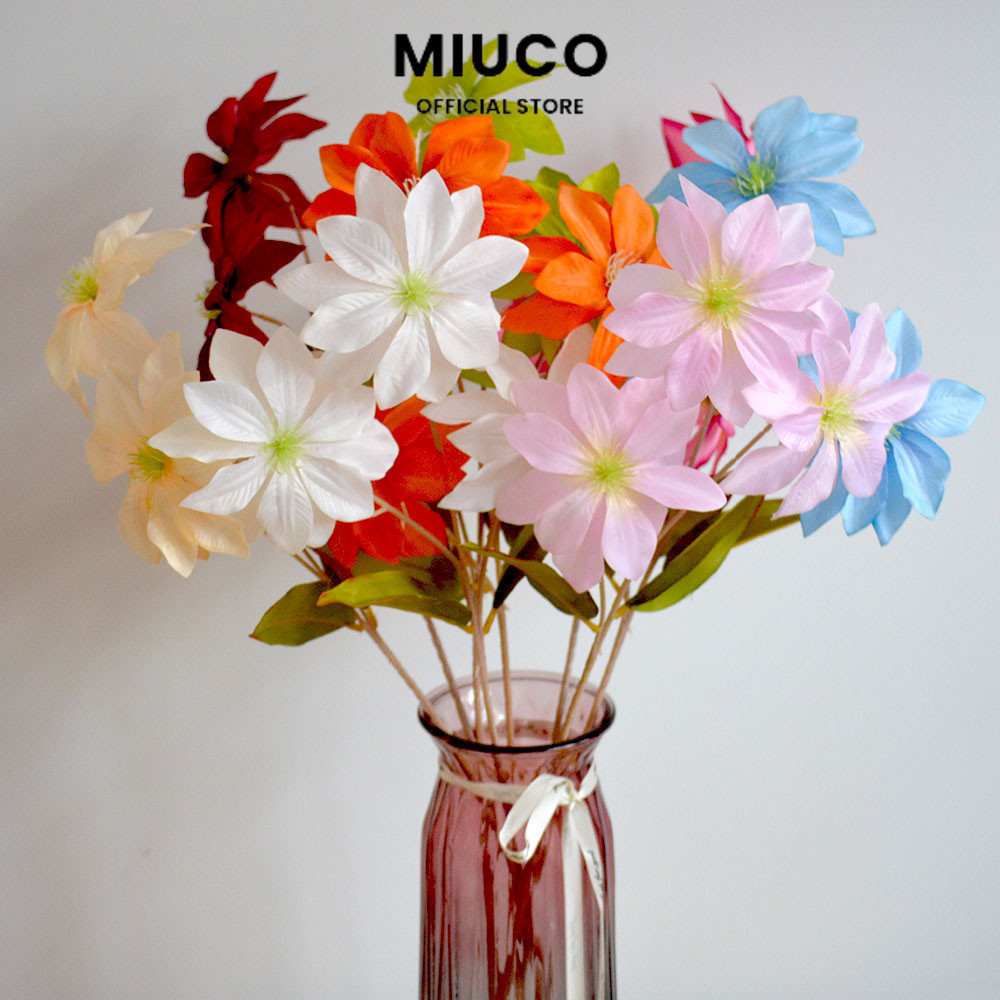Jual MIUCO - C03 ZUAN 60cm Artificial Bunga Mawar 3 Cabang 3 Kuntum ...