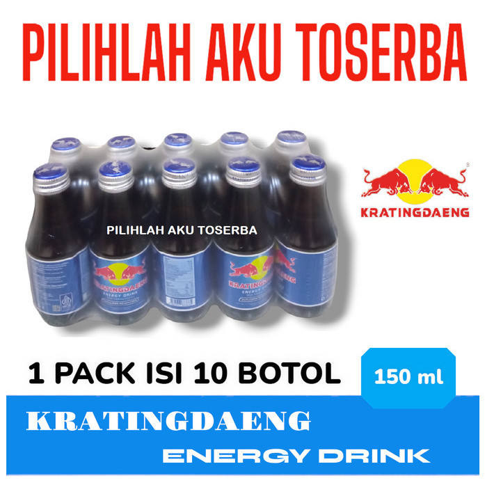 Jual KRATINGDAENG Energy Drink 150 ml - ( HARGA 1 PACK isi 10 botol ...