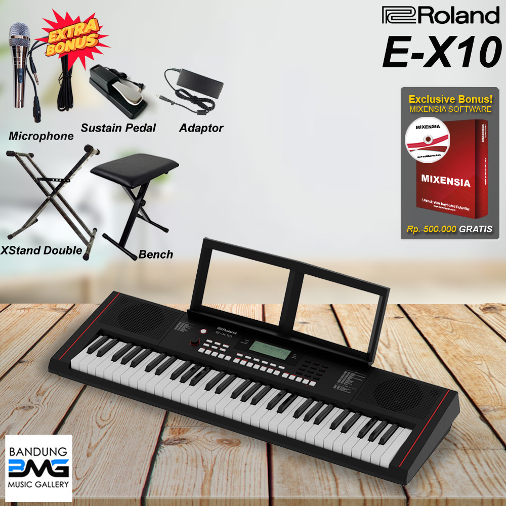 Jual Roland E X10 Arranger Keyboard / EX 10 / EX10 Garansi Resmi ...