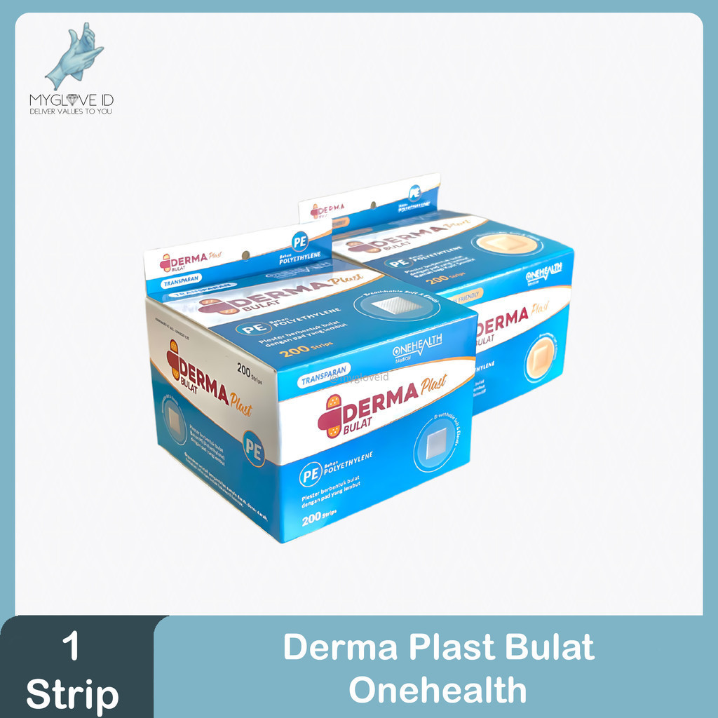 Jual Dermaplast Plester Bulat PE Transparan dan Coklat Kulit Ecer ...