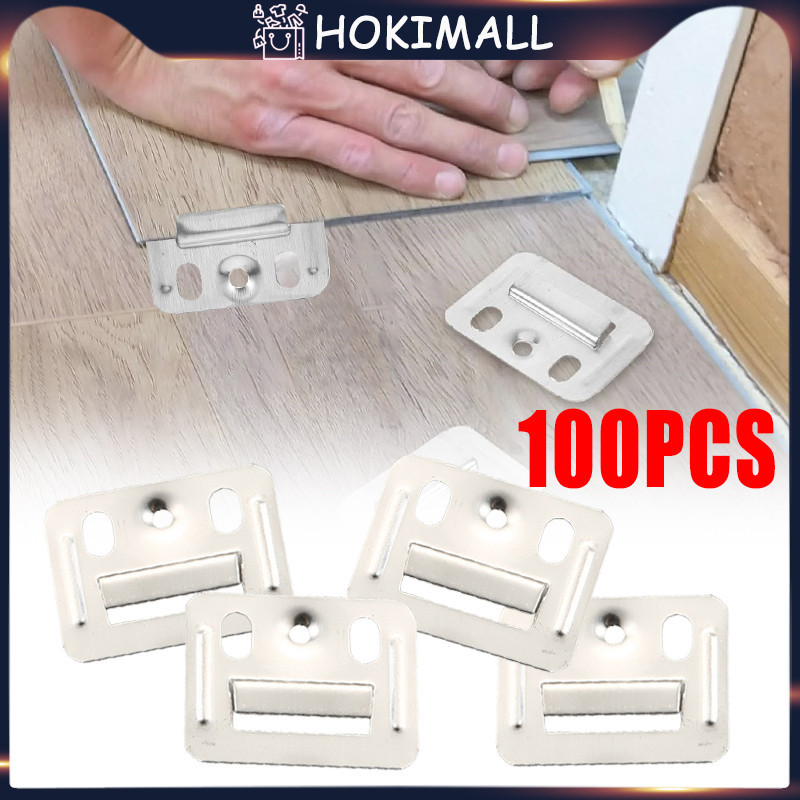 Jual 100pcs Klip Wpc 304 Stainless Steel Buckle Clip Wall Panel Bracket ...