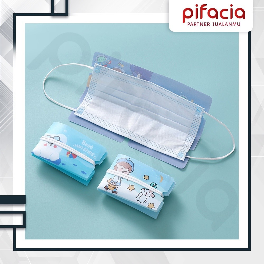Jual Tempat Simpan Masker Wadah Kotak Portable Mask Pouch Klip Lipat ...