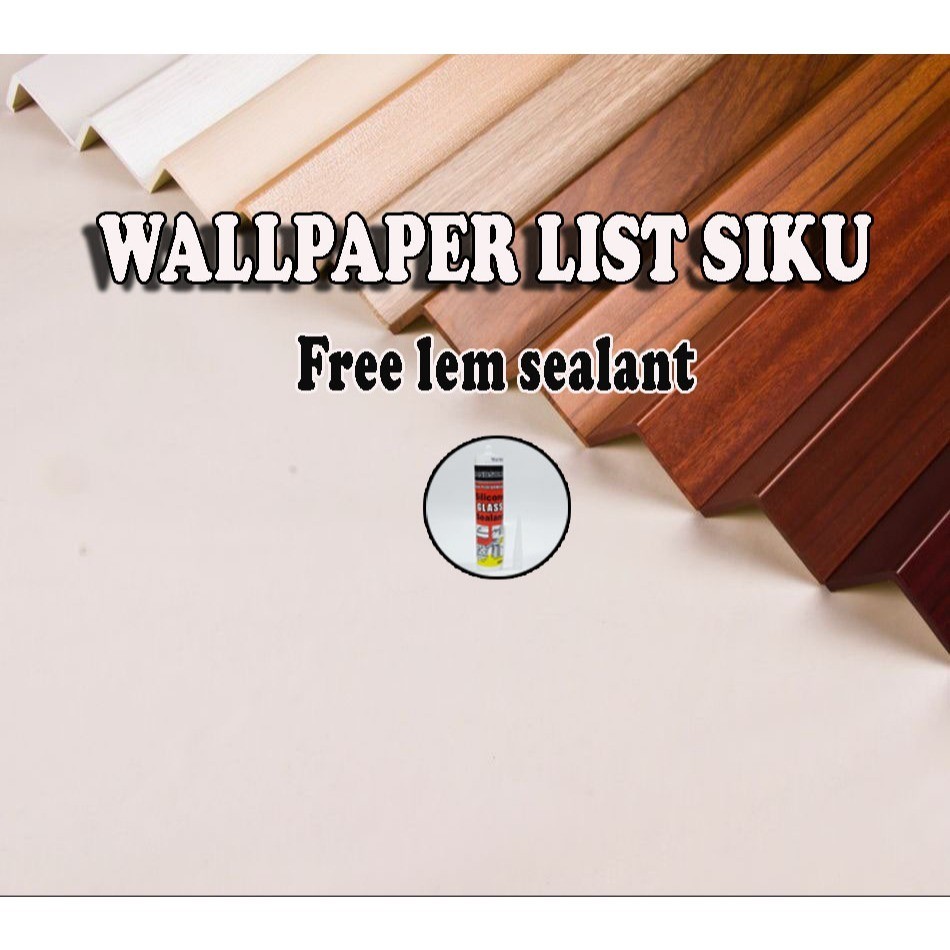 Jual AA List Siku 290cm x 2.35cm Penutup Atas WPC Wall Panel List Sudut ...