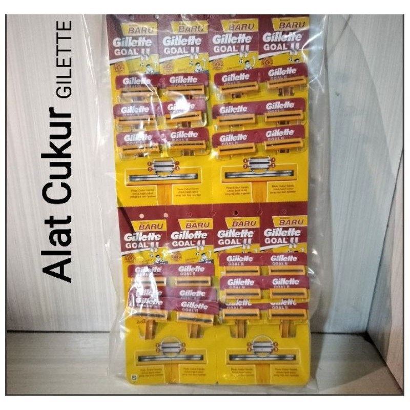 Jual Pisau Cukur Gillette Goal 2 Kuning (Isi 24 Pcs) | Shopee Indonesia