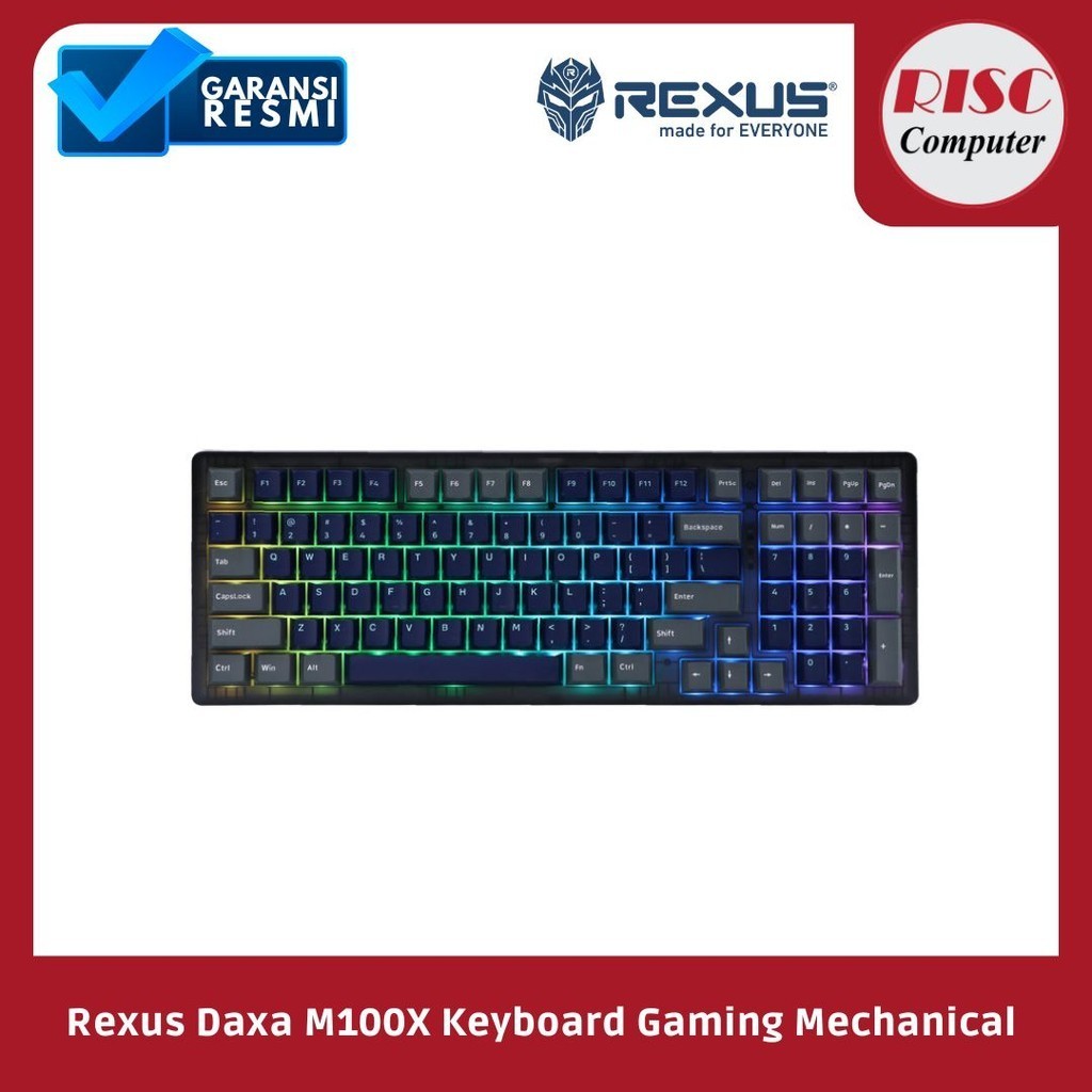 Jual Rexus Daxa M100X Keyboard Mechanical Gaming | Shopee Indonesia