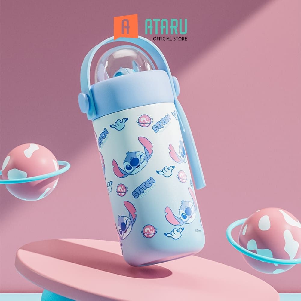 Jual Ataru 250 ml Botol Vacuum Flask Stitch - Biru Tumbler Termos ...