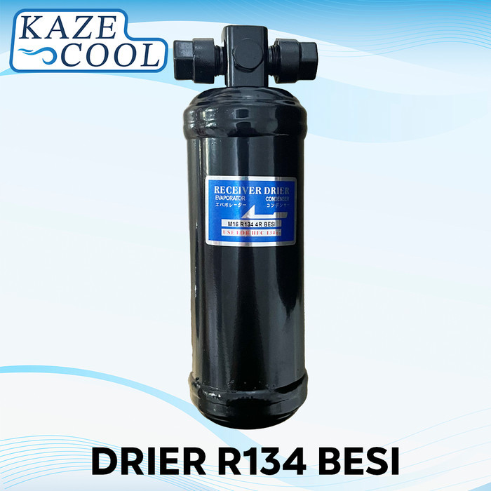 Jual Receiver Drier Dryer Filter Ac Mobil Besi r134 r134a 3/8 Oring ...