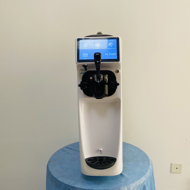 Jual Commercial Soft Ice Cream Makers Small Desktop Ice Cream Machine ...