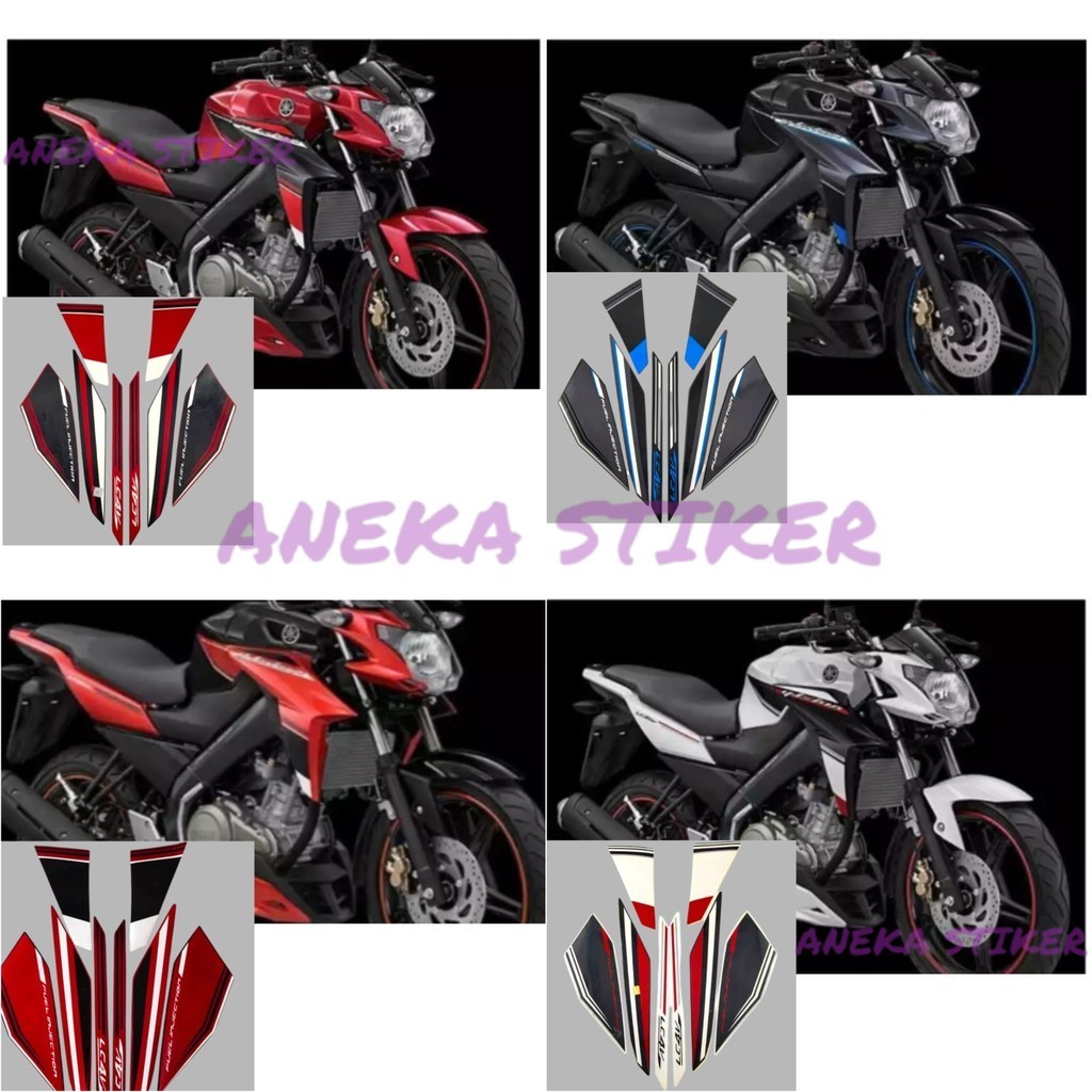 Jual Striping stiker polet yamaha vixion 150 nvl 2015 2016 advan advance body standar ...