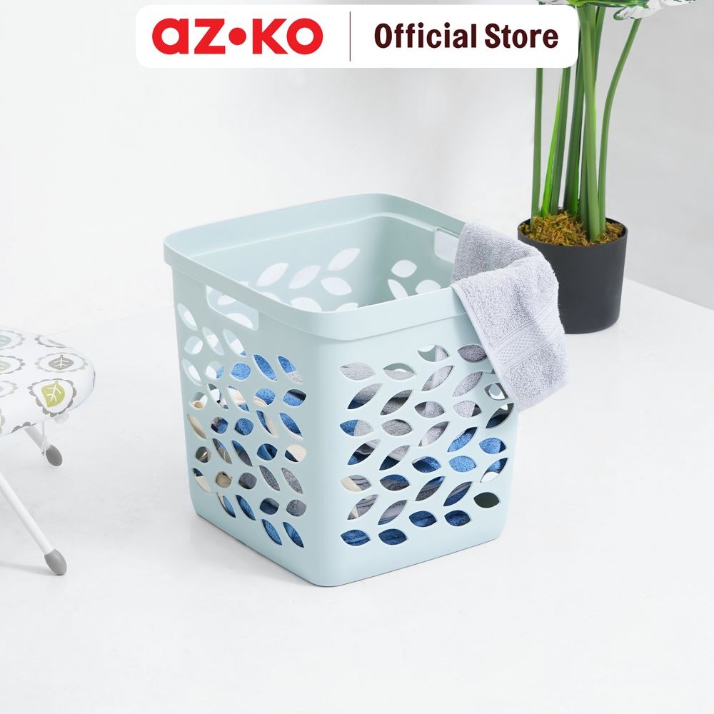Jual AZKO Ezy Storage 33x33x33 cm Fleur Keranjang Penyimpanan - Hijau ...