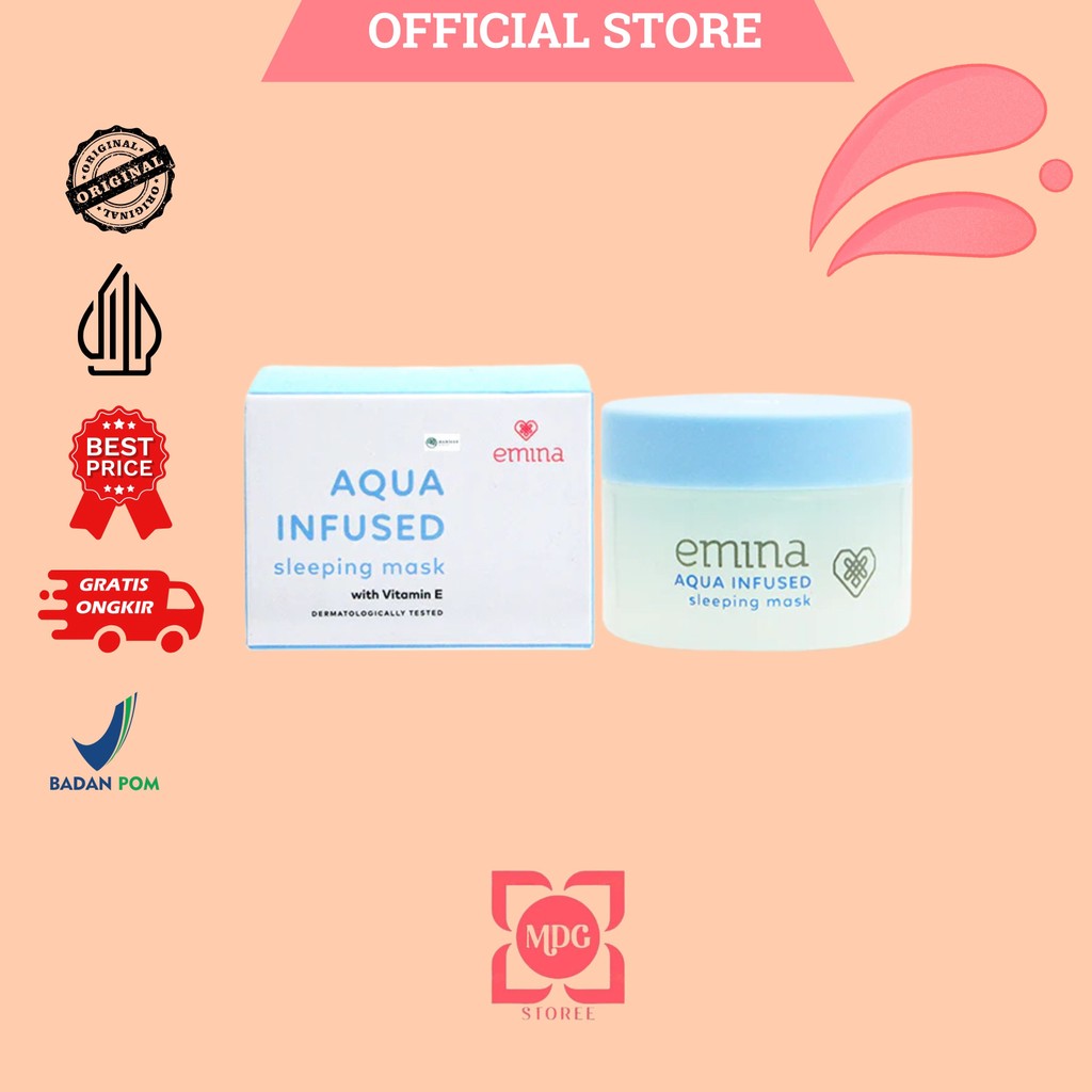 Jual Emina Aqua Infused Sleeping Mask 30g | Shopee Indonesia