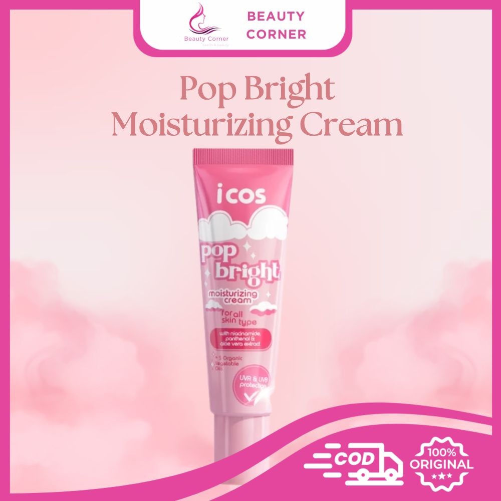 Jual Icos Pop Bright Moisturizing Cream - 20g | Shopee Indonesia
