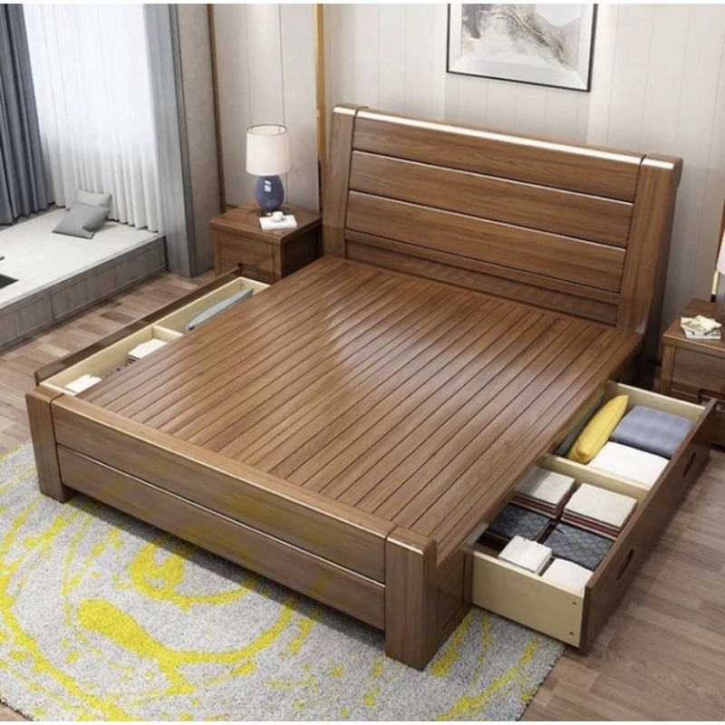 Jual TEMPAT TIDUR KAYU JATI / TEMPAT TIDUR /TEMPAT TIDUR MINIMALIS ...