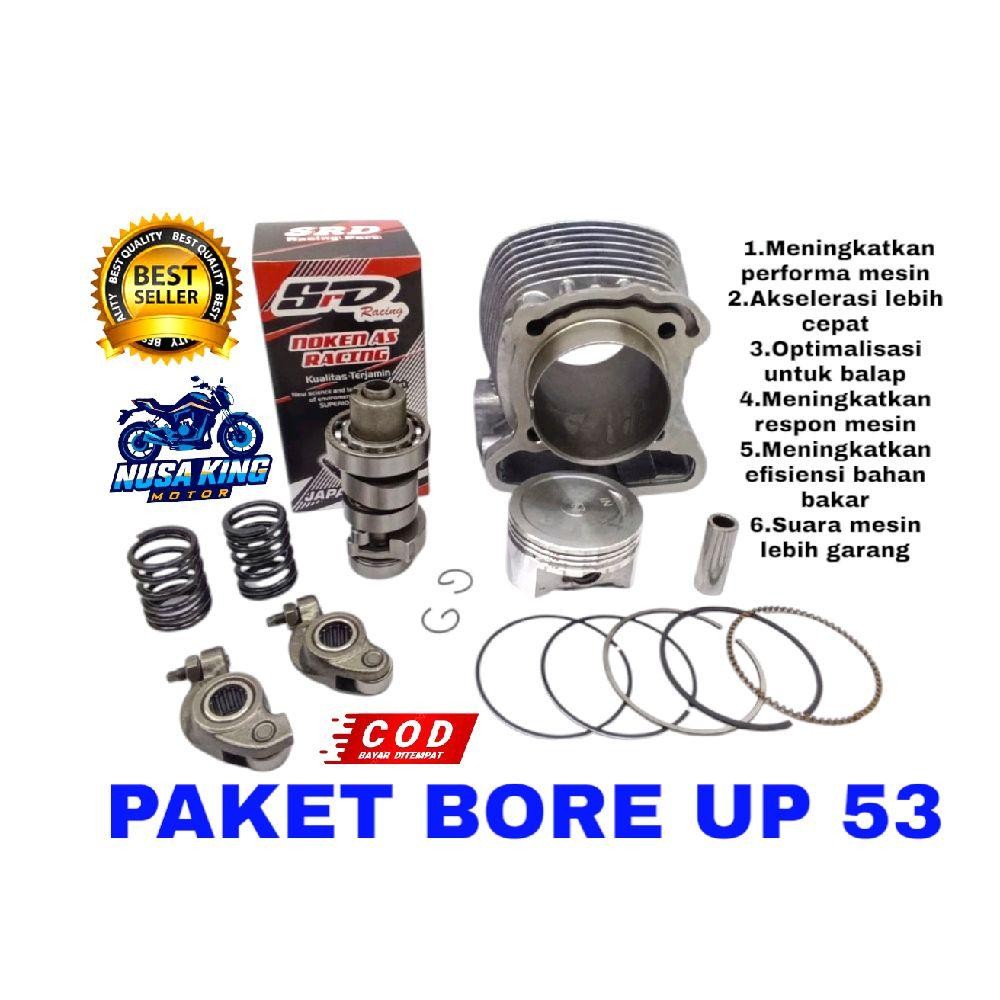 Jual PAKET BORE UP 53 GENIO BEAT DELUXE BEAT STREET ESP ALL NEW BEAT ...