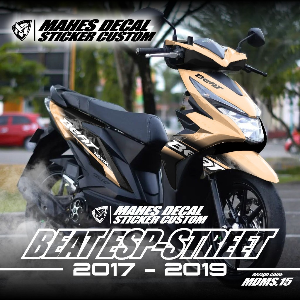 Jual (COD) Terbaru Decal Stiker Honda Beat ESP STREET 2016 2017 2018 ...
