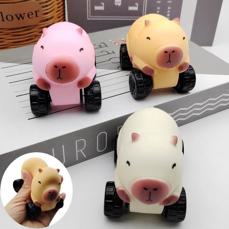 Jual Ready Mainan Viral TikTok Capybara/Mobil Tarik Beroda/Bisa ...